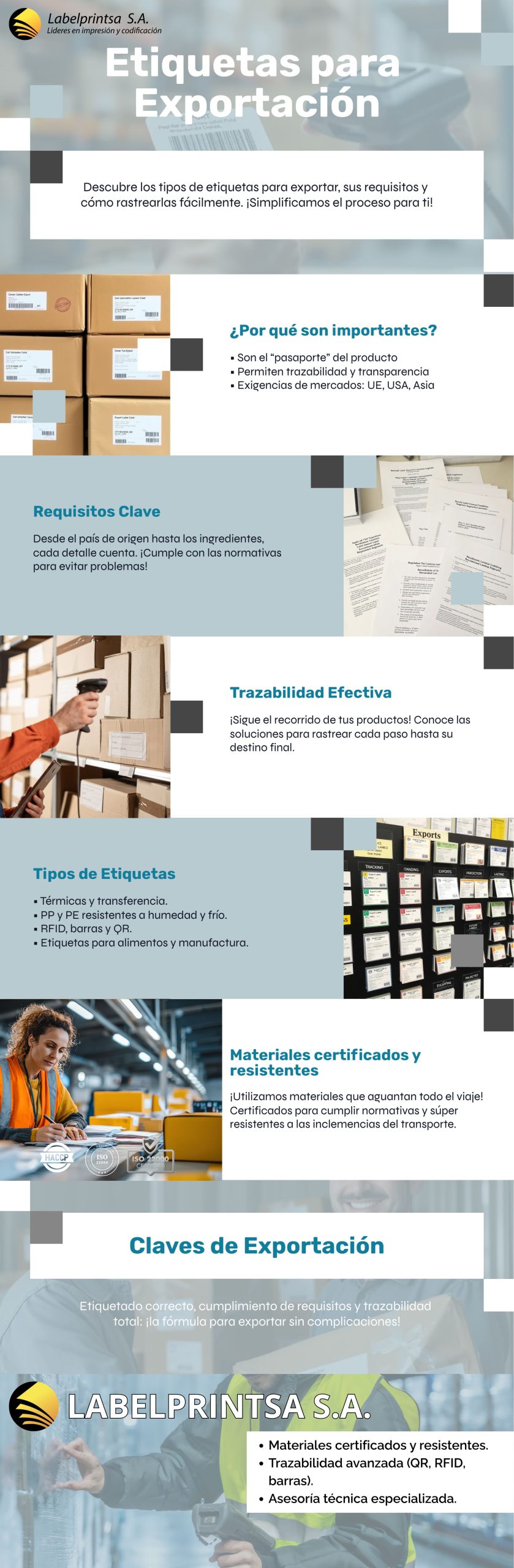 Etiquetas para Exportación: Tipos, Requisitos y Soluciones de ...